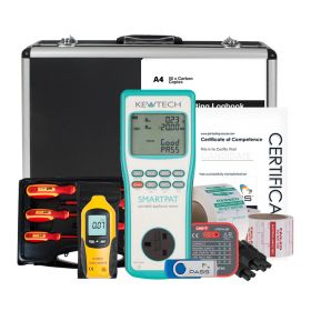 Kewtech SMARTPAT PAT Tester - Battery Operated